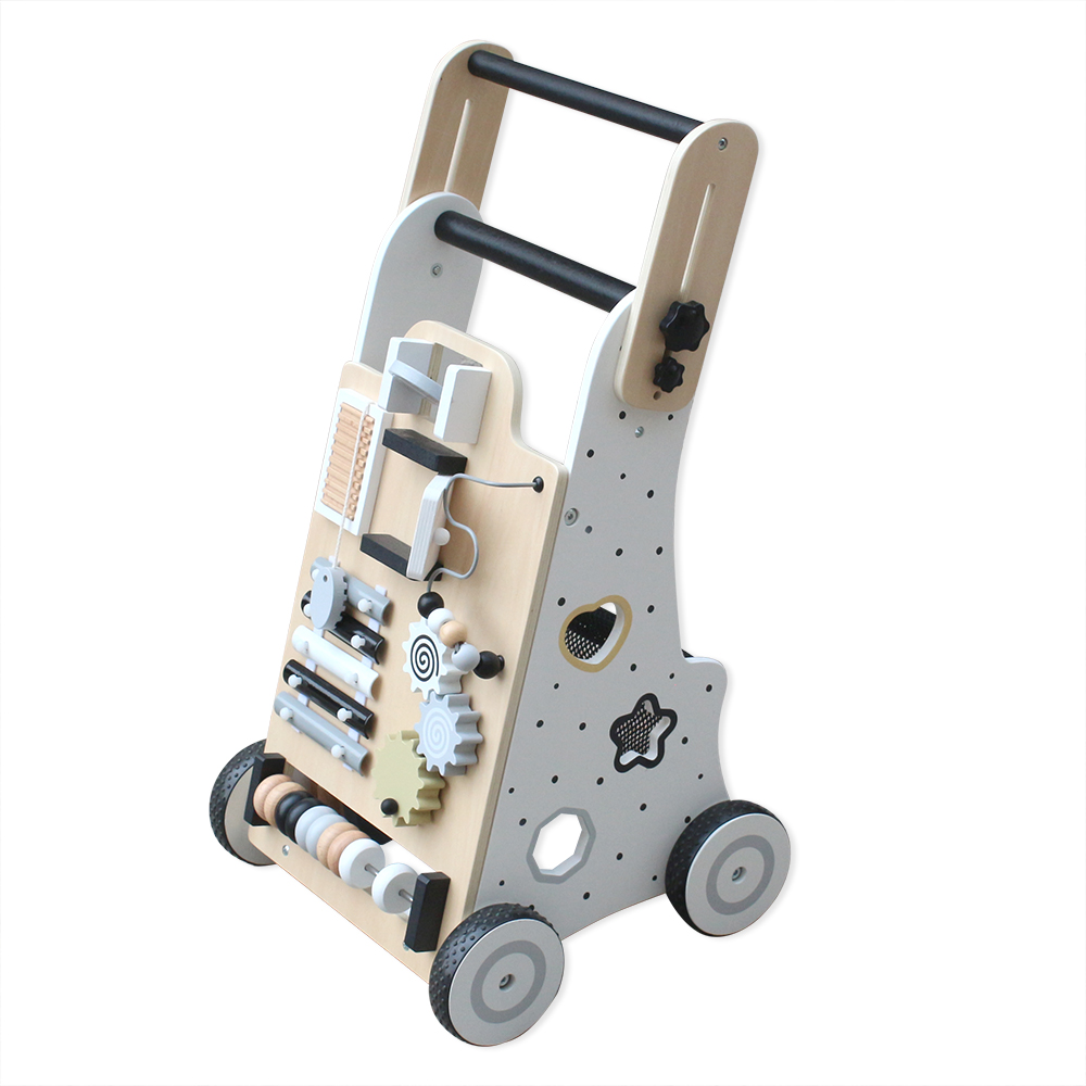 Push and Pull Learning Walker for Baby Kids' Activity Toy Wooden ...